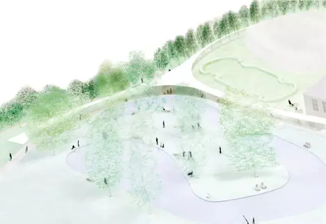 Park Groot Vijversburg, kirjoittanut Junya Ishigami + Associates ja MAKS