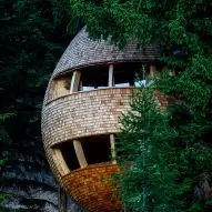 Pinecone treehouse troch Architetto Claudio Beltrame en Domus Gaia