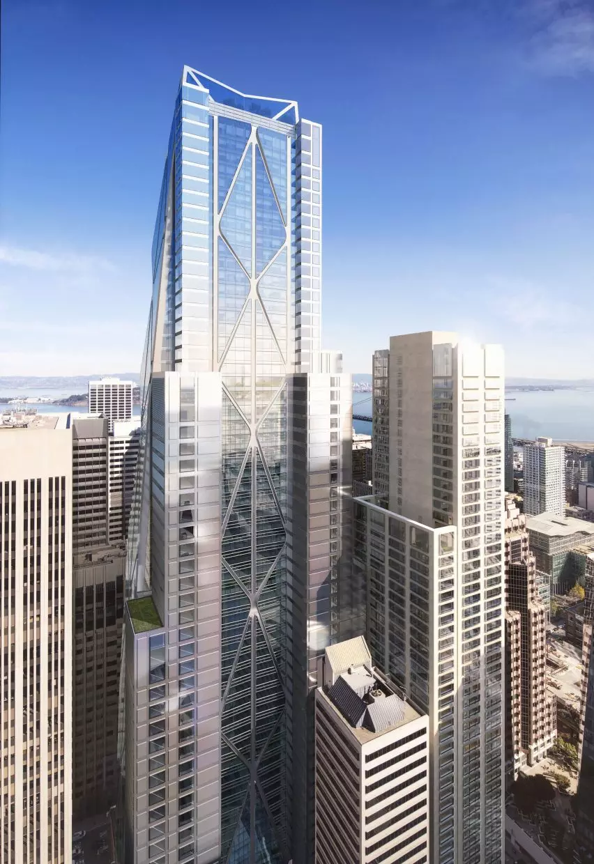 Oceanwide Center San Francisco deur Foster + Partners