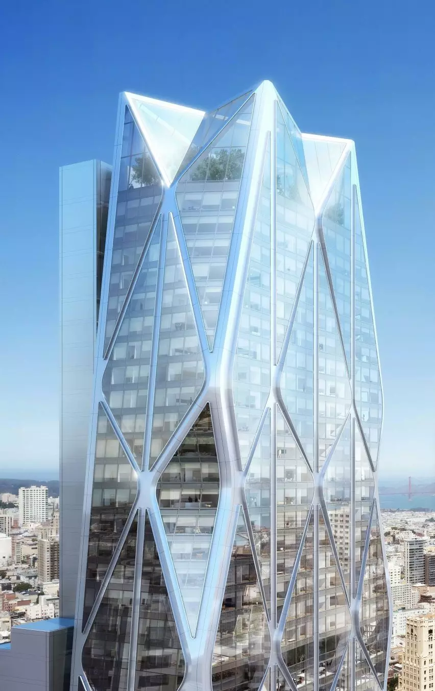 Oceanwide Center San Francisco deur Foster + Partners