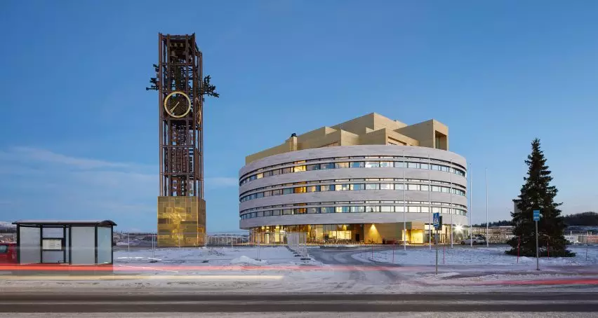 Ayuntamiento de Kiruna en Suecia por Henning Larsen