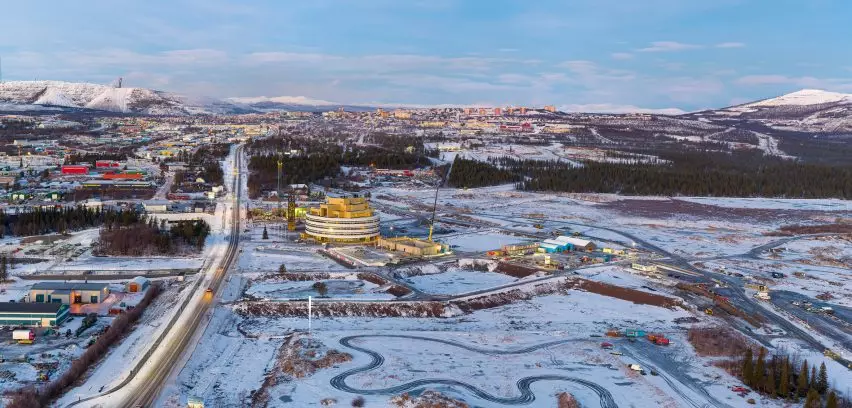 Dewan Perbandaran Kiruna di Sweden oleh Henning Larsen