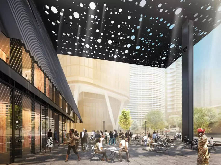 Adjaye Associates va Daniel Boyd tomonidan Sidney Plaza