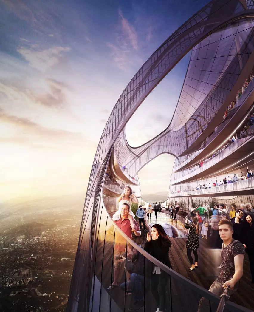 Չինաստանի ամենաբարձր շենքը՝ Շենժեն-Հոնկոնգի միջազգային կենտրոն՝ Ադրիան Սմիթի + Գորդոն Գիլլ ճարտարապետության կողմից