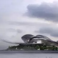 Um visual de uma casa de ópera sinuosa por Jean Nouvel