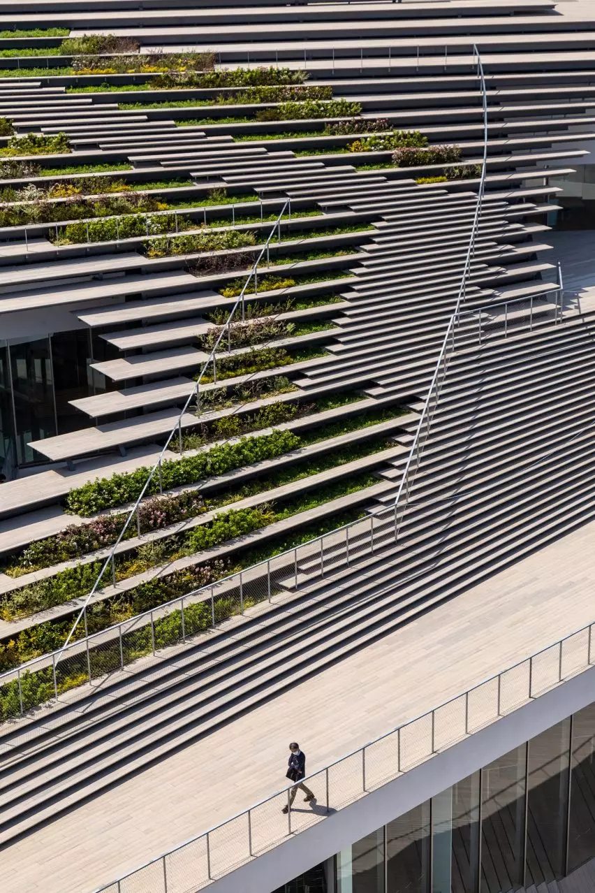 Stepped roofscape