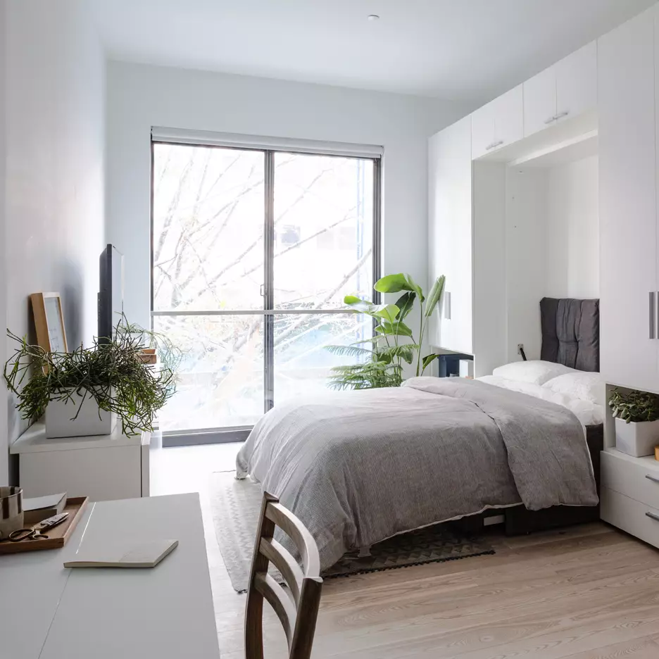 Interior apartemen Micro NY Kula dening nArchitects