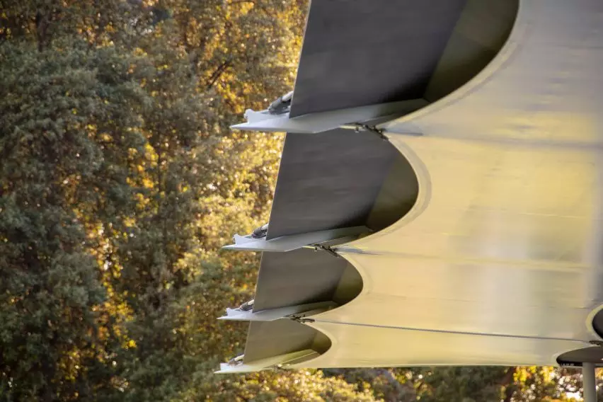 MPavilion 2019 od Glenna Murcutta v Melbourne, Austrálie