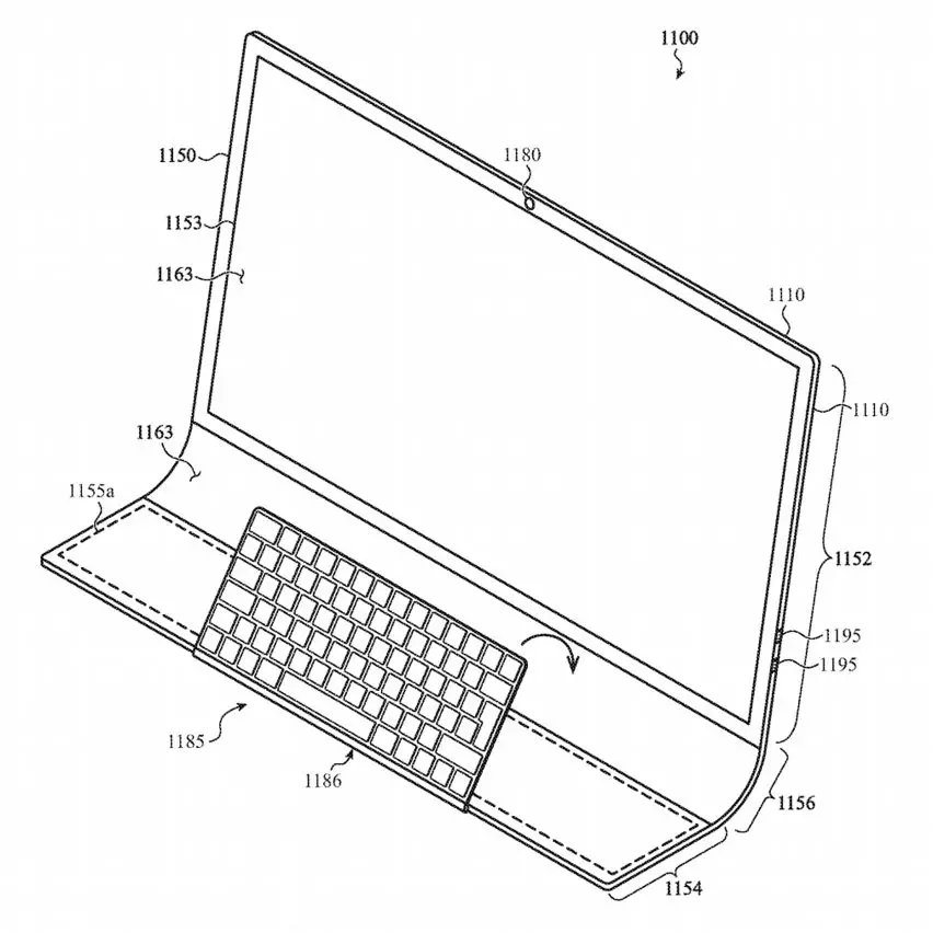 Gipadayag sa Apple ang mga plano alang sa iMac nga gihimo gikan sa panid sa curved glass