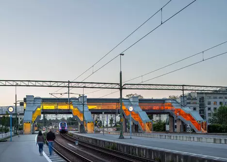 Skyttelbron Lundban a Metro Arkitekter által