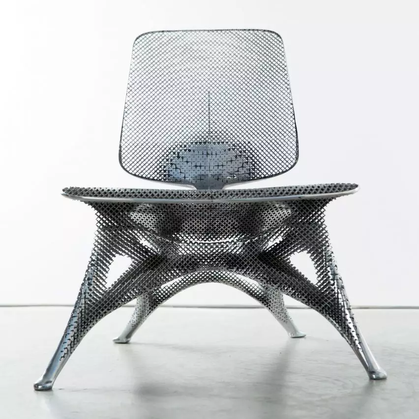 Aluminium Gradient Chair af Joris Laarman