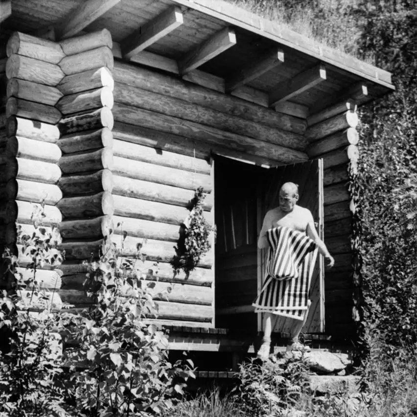 Le sauna d'Alvar Aalto fait partie de l'exposition Soak Steam Dream de Jane Withers au London Design Festival 2016