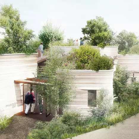 Thomas Heatherwick onthult ontwerp voor het met planten bedekte Maggie's Centre in Yorkshire