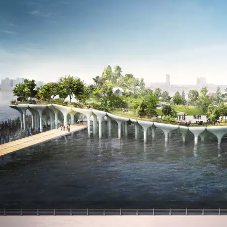 Hudson River Park pa Thomas Heatherwick