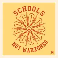 Shepard Fairey's Schools Not Warzones-plakat