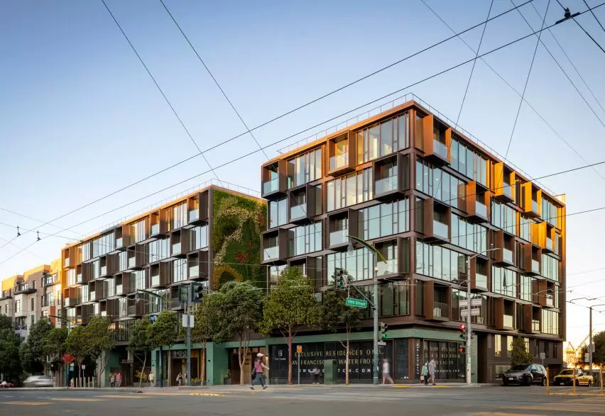 Bloco de apartamentos Woods Bagot em Dogpatch