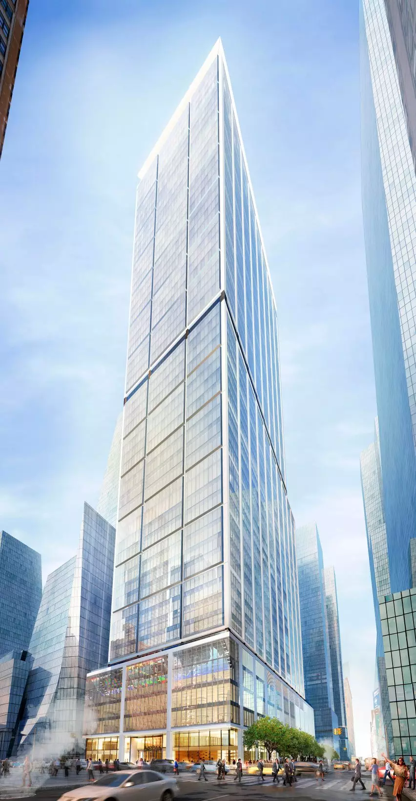 Renderings des superhohen Wolkenkratzers von Foster + Partners