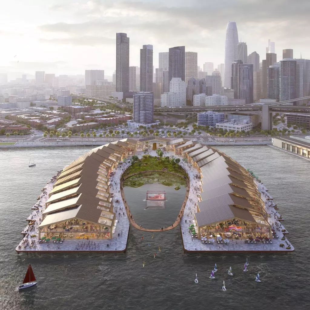 Heatherwick Studio, San Francisco için sele dayanıklı park The Cove tasarladı