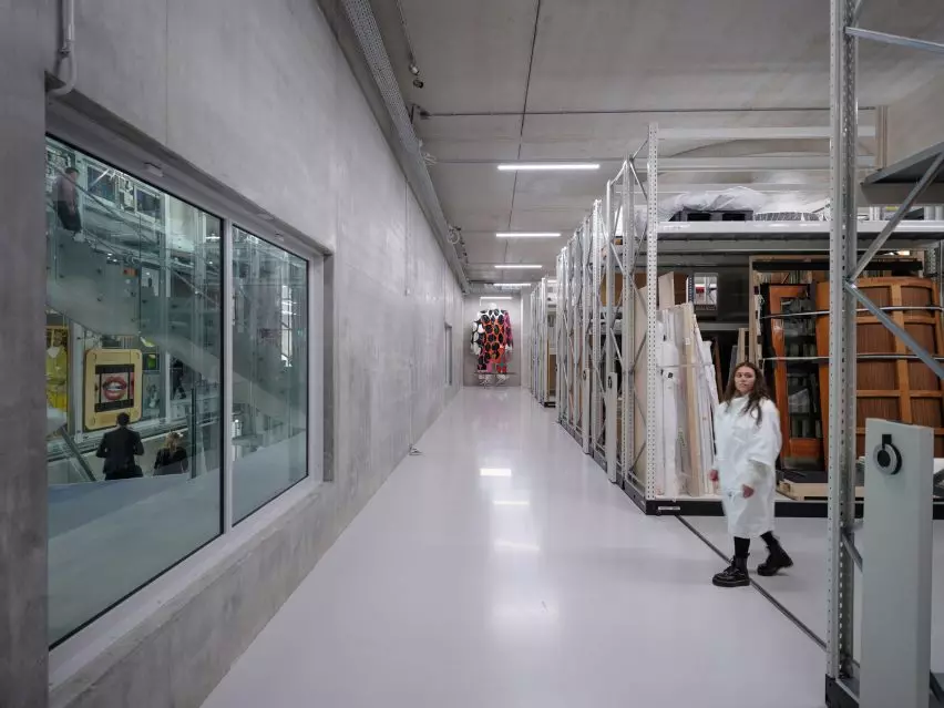 Zone de stockage à Depot Boijmans Van Beuningen par MVRDV