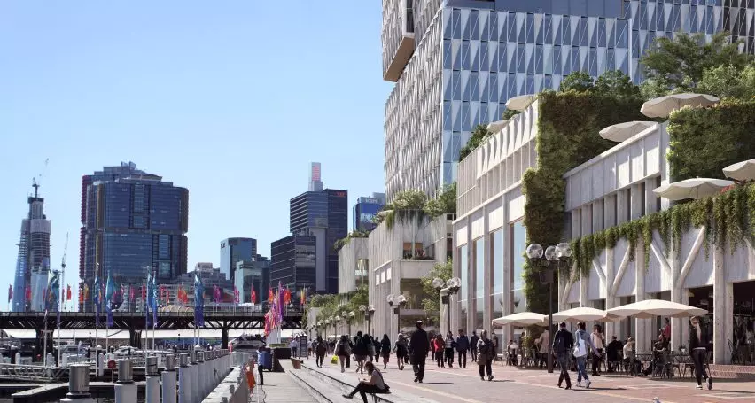 Cockle Bay Park na Henning Larsen kwa Sydney, Australia