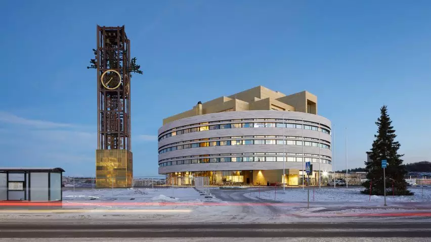 Stadhuis van Kiruna in Zweden door Henning Larsen