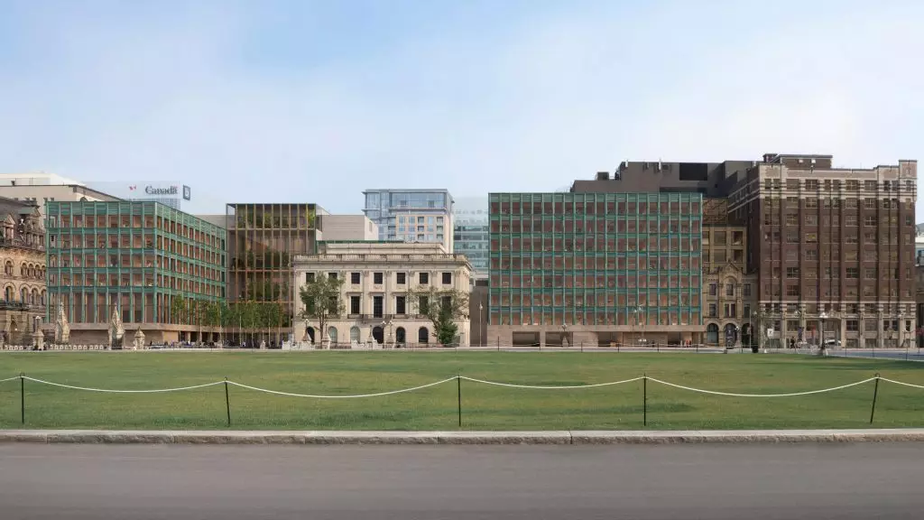 David Chipperfield e Zeidler crearán bloques de oficinas para o parlamento canadense