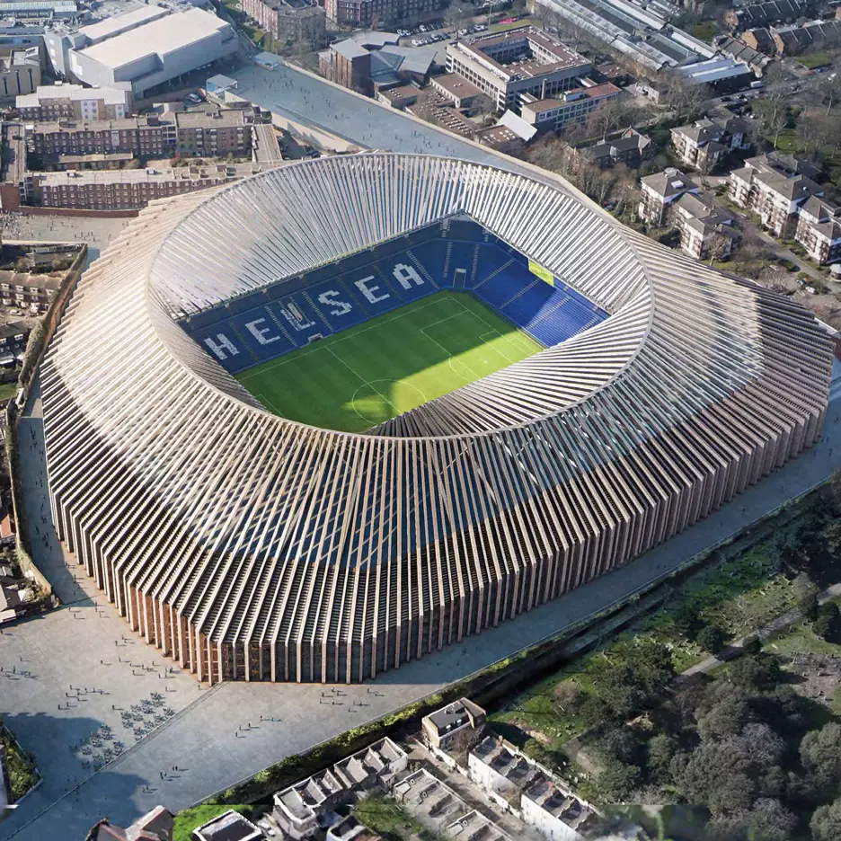 Herzog & de Meuron presenta plans para o rediseño do estadio de fútbol do Chelsea