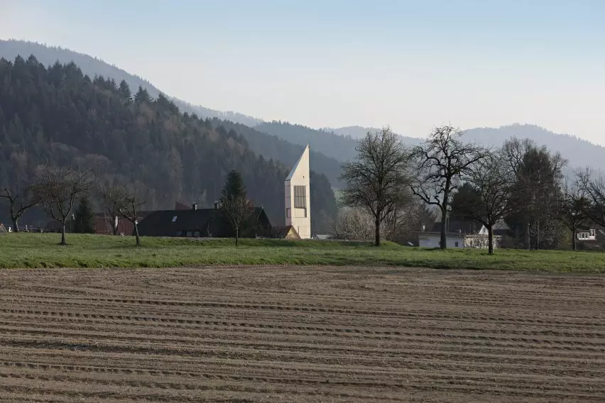 St Georg kirketårn i Bleibach, Schwarzwald af Architektur3