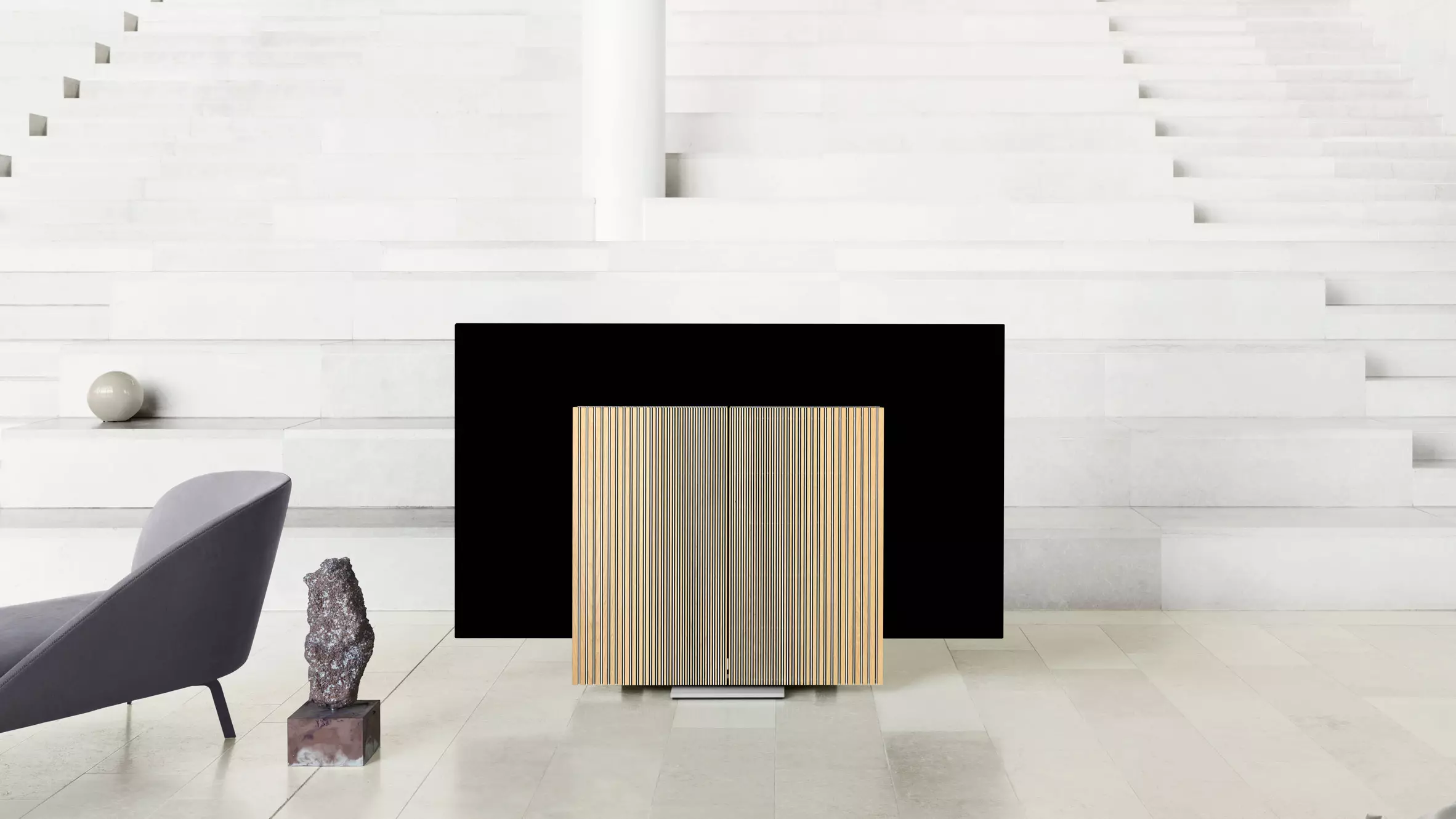 Bang & Olufsen ਨੇ Beovision Harmony TV ਲਾਂਚ ਕੀਤਾ ਜਿਸ ਨੂੰ ਫੋਲਡ ਕੀਤਾ ਜਾ ਸਕਦਾ ਹੈ