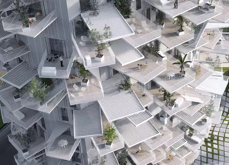 Si Sou Fujimoto ay nagdidisenyo ng nature-inspired na tore para sa Montpellier 24734_6