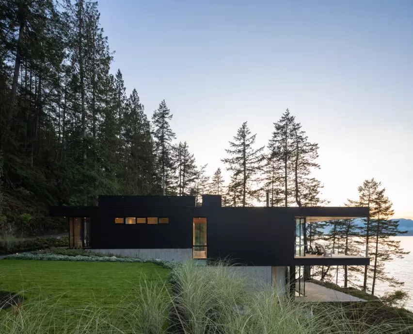 Kantoor van McFarlane Biggar Architects + Designers Bowen Island House British Columbia