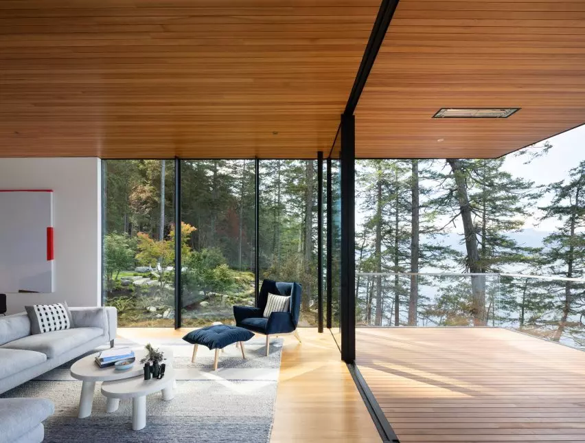 Bureau de McFarlane Biggar Architects + Designers Bowen Island House Colombie-Britannique