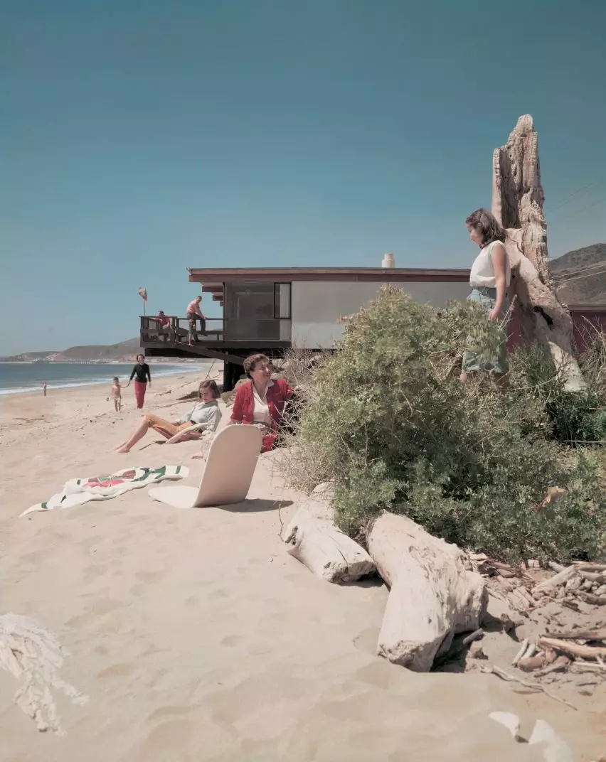 Roberts Residence eftir Weston, Byles og Rudolph, Malibu, Kaliforníu, ljósmyndað árið 1953