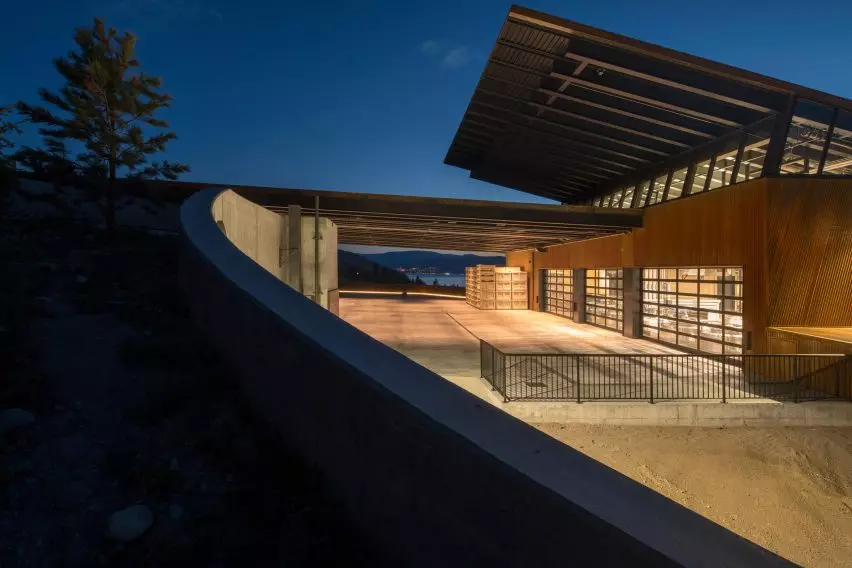 Martin's Lane Winery de Olson Kundig Architects