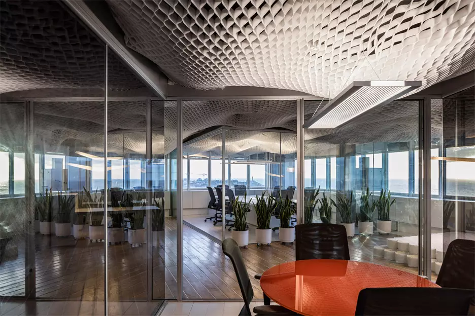 PRS kantoorinterieur in Tel Aviv, Israël door Paritzki & Liani Architects