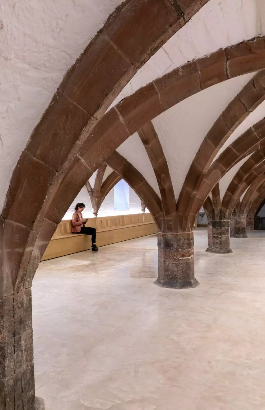 The undercroft of The Fratry at Carlisle Cathedral ku Feilden Fowles