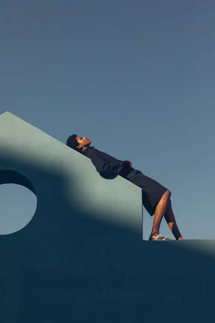 Luis Barragán-style fashion editorial Lucid Dreams ni Romain Laprade