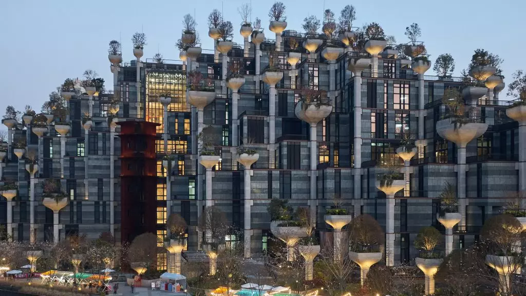 Heatherwick Studios 1000 trær åpner i Shanghai