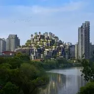 Iifoto ezintsha ze-1,000 Trees yi-Heatherwick Studio kufuphi nokugqitywa e-China