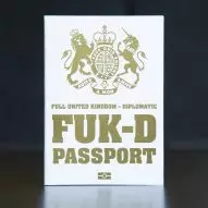 Reka bentuk pasport FUK Brexit Mark Noad