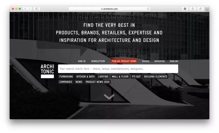 Gidan yanar gizon labarai na ArchDaily an siyar dashi ga dandalin e-commerce Architonic