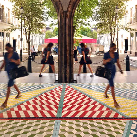 Tile Mile od Russ + Henshaw na Clerkenwell Design Weeku