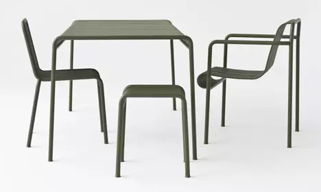 Studio Bouroullec tərəfindən Hay üçün Palisade açıq mebel