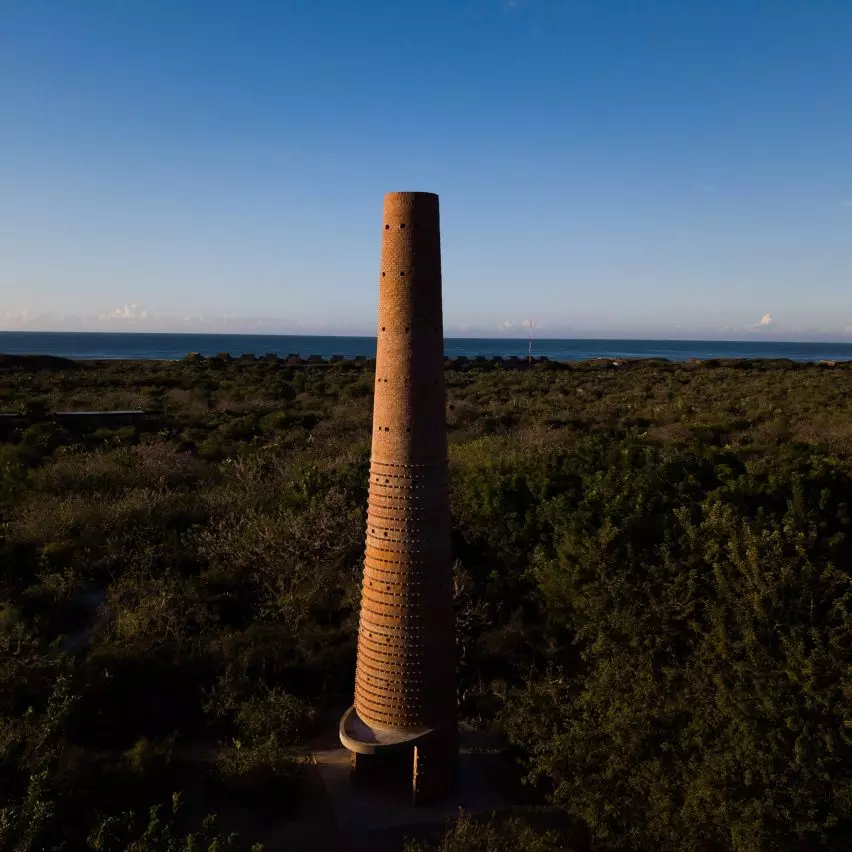 Chimney Casa Wabi by Alberto Kalach