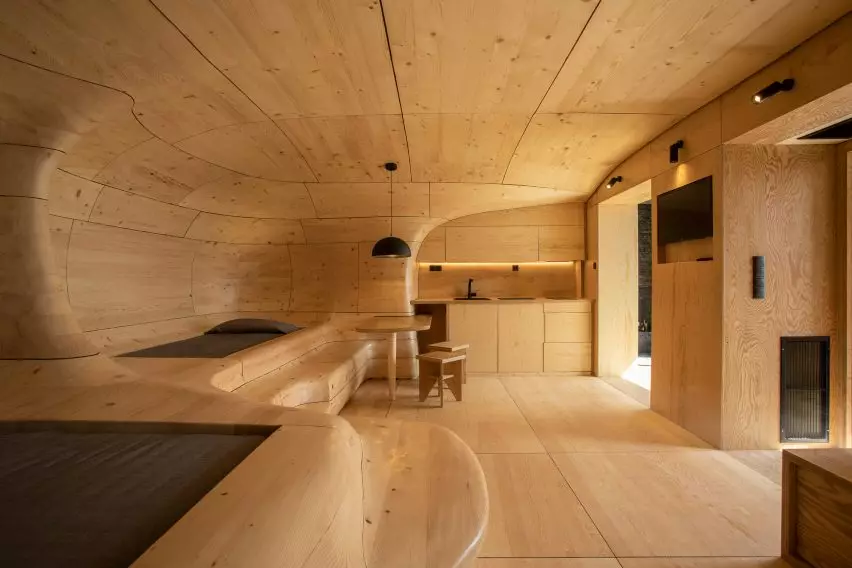 Grotta di legno di Tenon Architecture