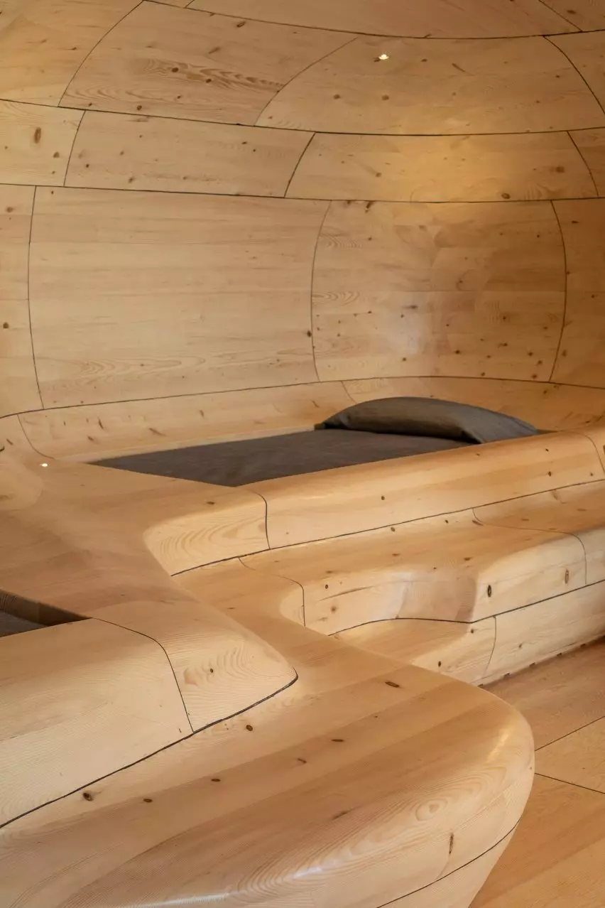 Grotta di legno di Tenon Architecture