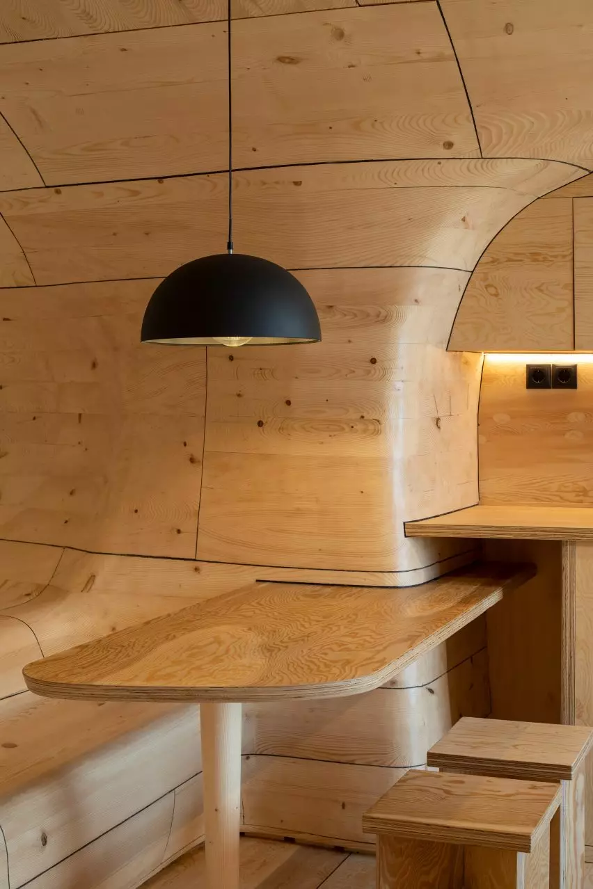 Grotta di legno di Tenon Architecture