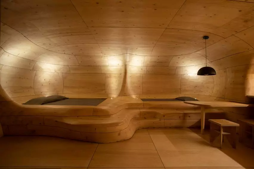 Grotta di legno di Tenon Architecture