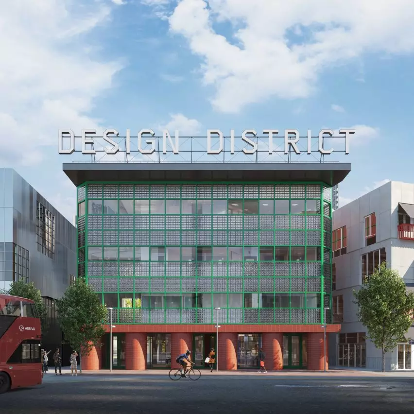 Виявлено візуальне зображення Greenwich Design District