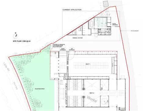 สตูดิโอวิทยาศาสตร์และอาคารฟอร์มาลดีไฮด์สำหรับ Damien Hirst โดย Designscape Architects